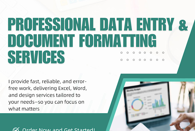 Do accurate data entry, excel tasks, and word formatting by Jubilee_waiya | Fiverr